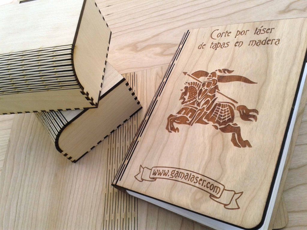 Corte láser de madera alta calidad y acabado muy preciso